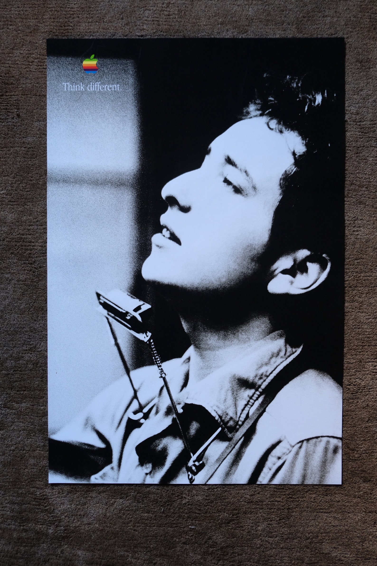 Apple "think Different" - Bob Dylan - Poster (repro) - Etsy