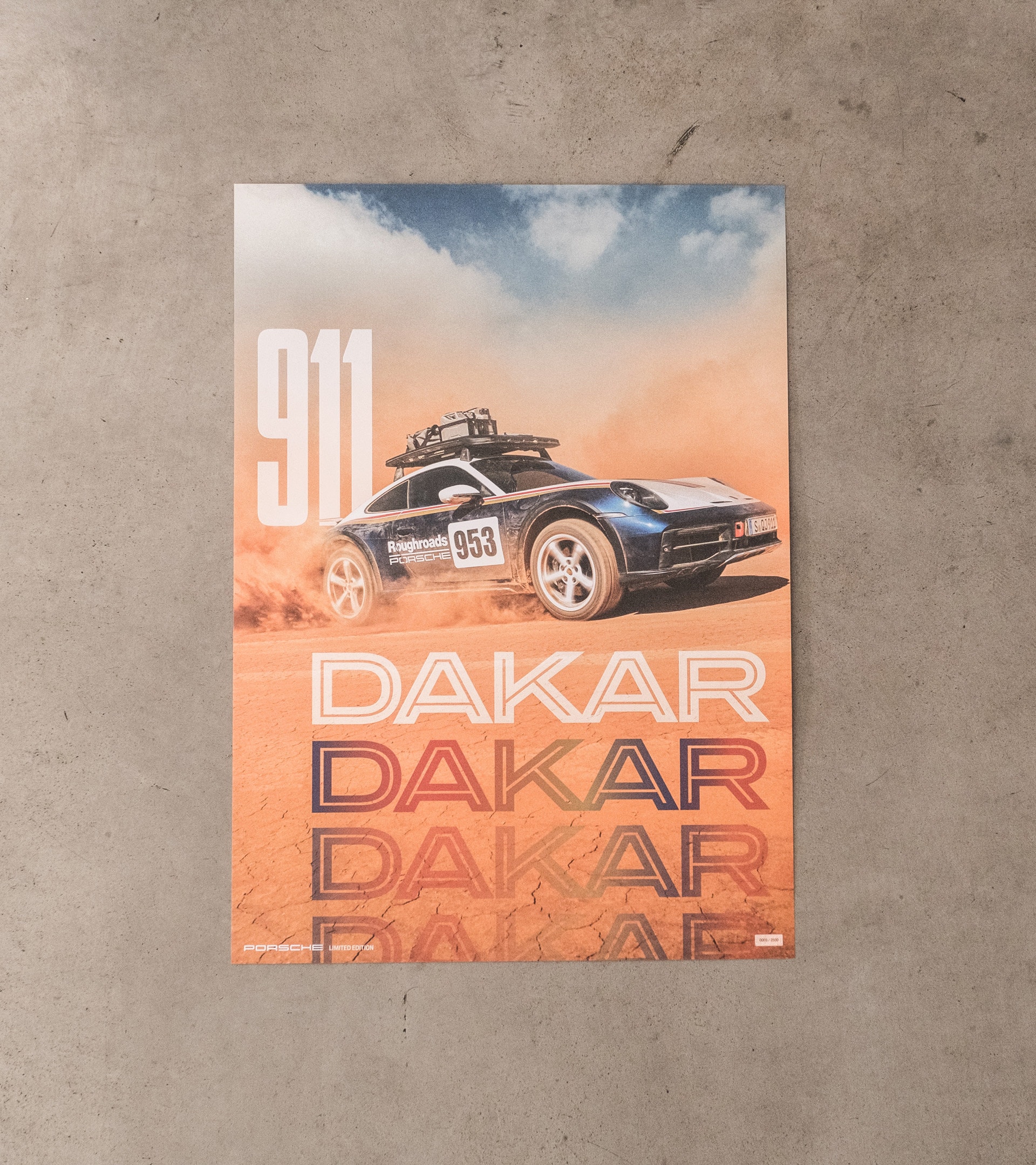 Porsche 911 Dakar Racing | Poster Set - Three Pieces in a Limited ...