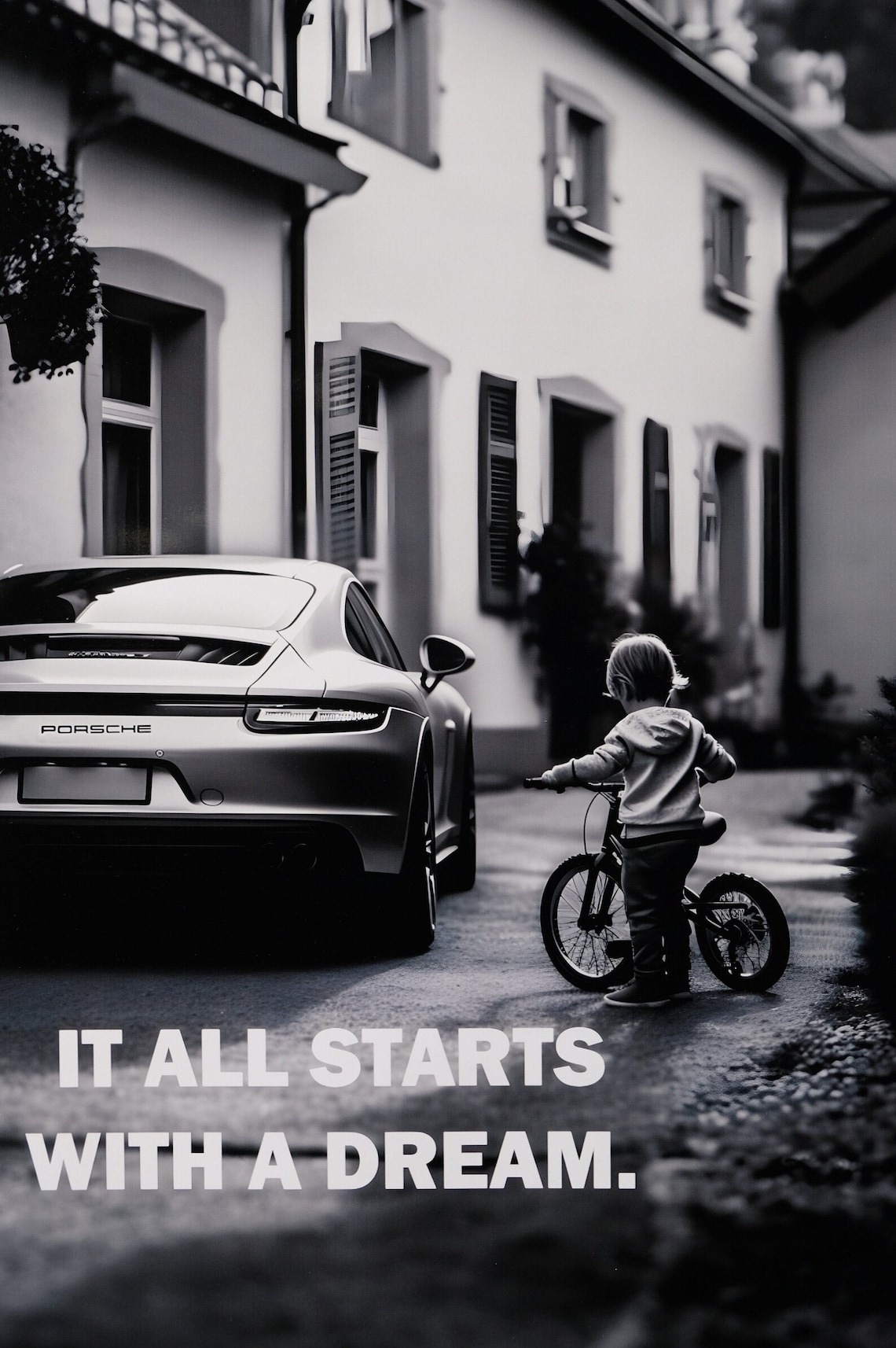 Porsche "it All Starts With a Dream" | Poster - Etsy