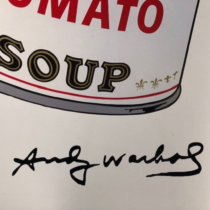 Andy Warhol "campbell's Tomato Soup" | Poster - Etsy