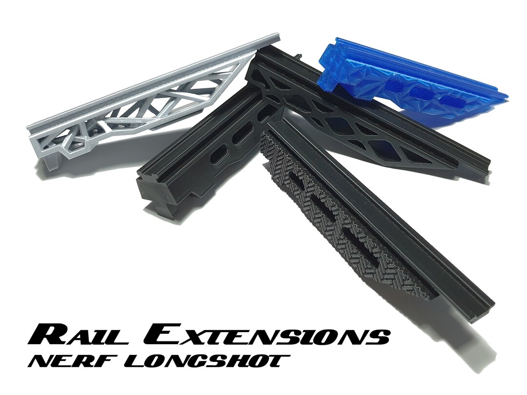 Longshot Top NERF Rail Extension - Etsy