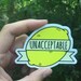 Vinyl Sticker, UNACCEPTABLE, Weather Proof, Sticker, Laminated, Decal ...