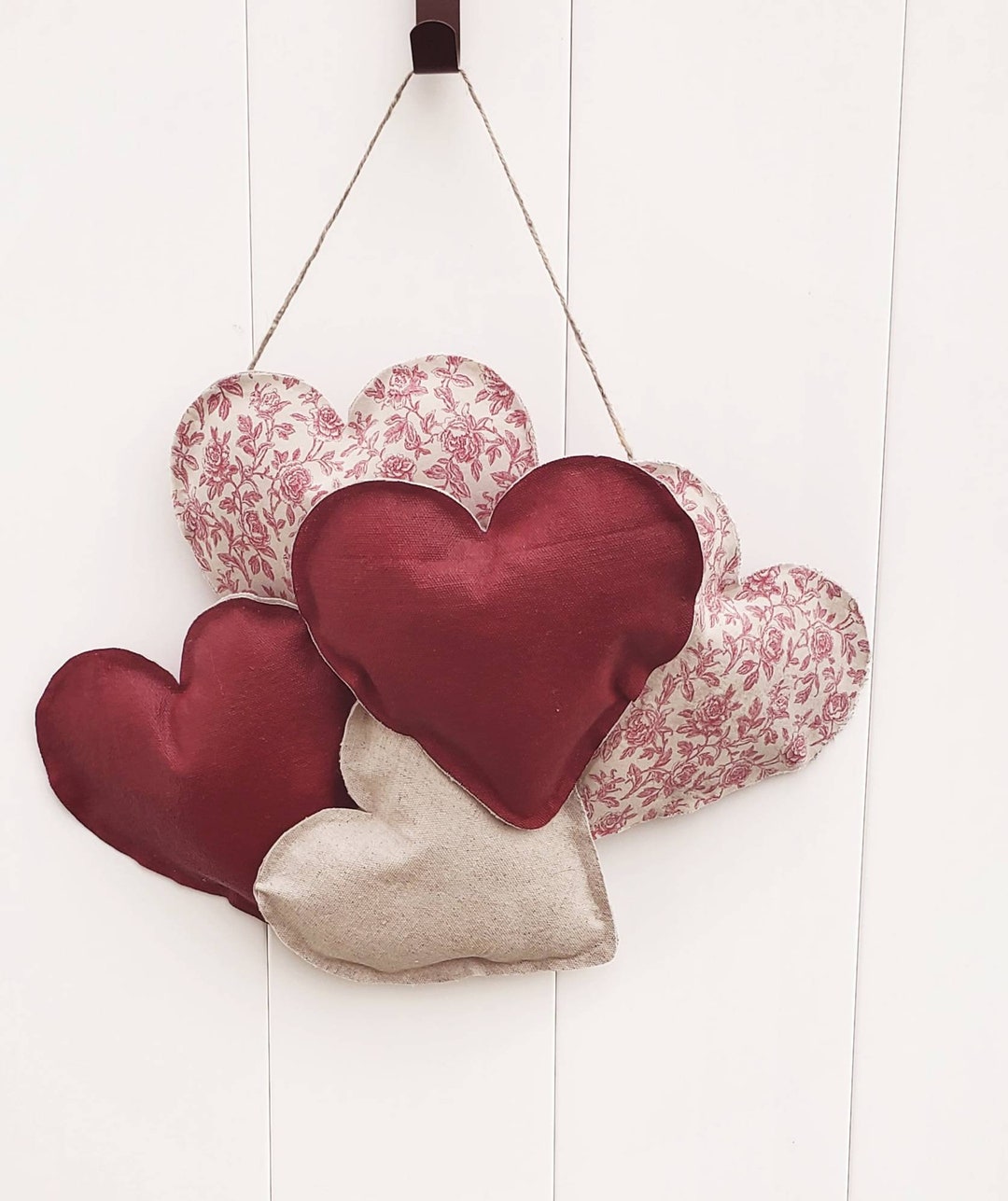 Valentines Day Door Hanger, Farmhouse Door Hanger, Valentines Day Door ...