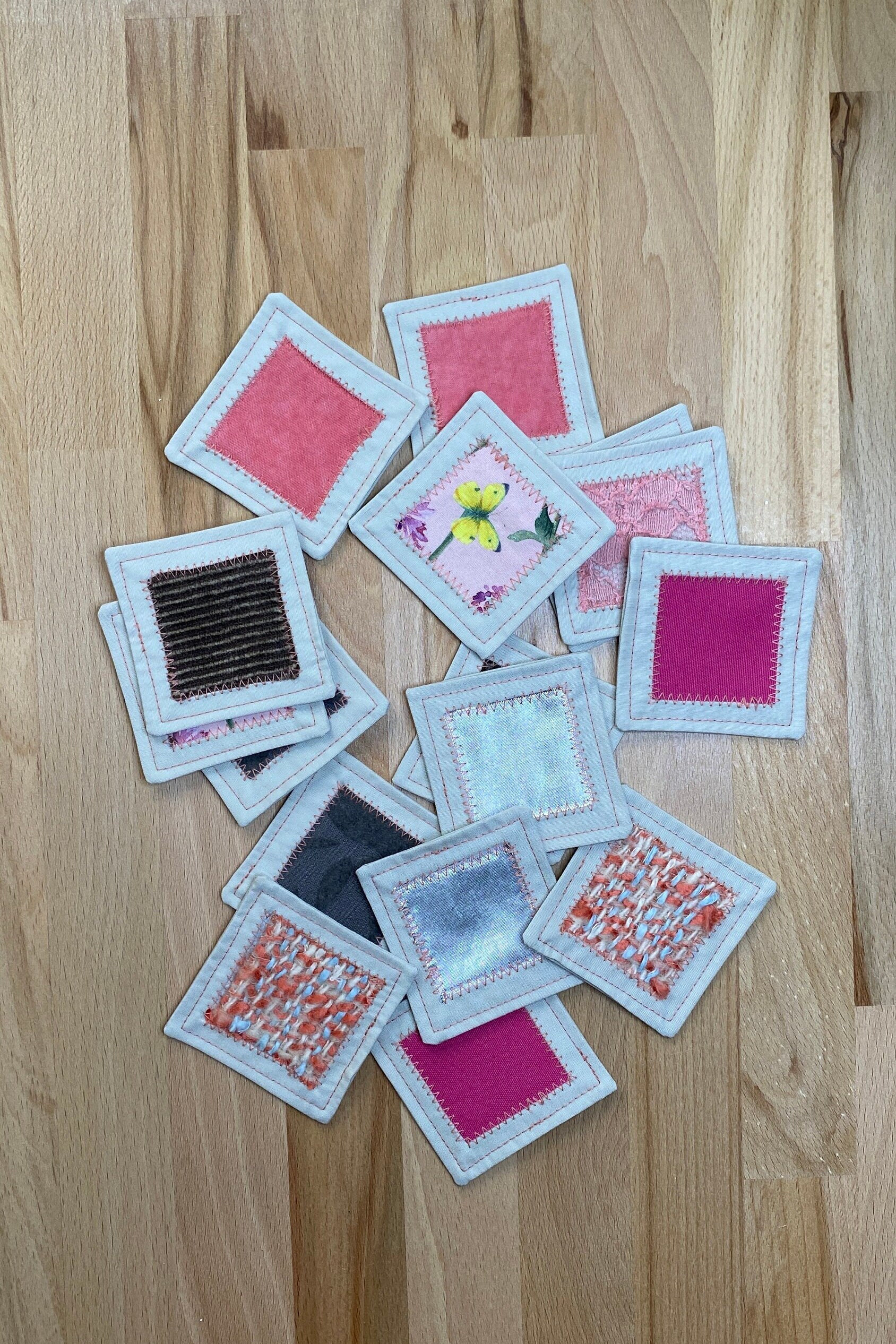 Cheerful Fabric Memory Game - Sustainably Handmade - Etsy