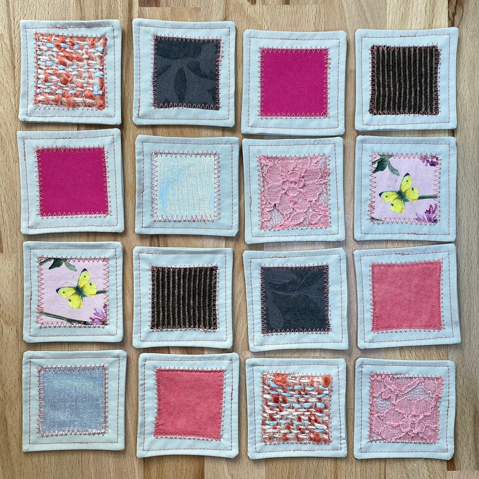 Cheerful Fabric Memory Game - Sustainably Handmade - Etsy