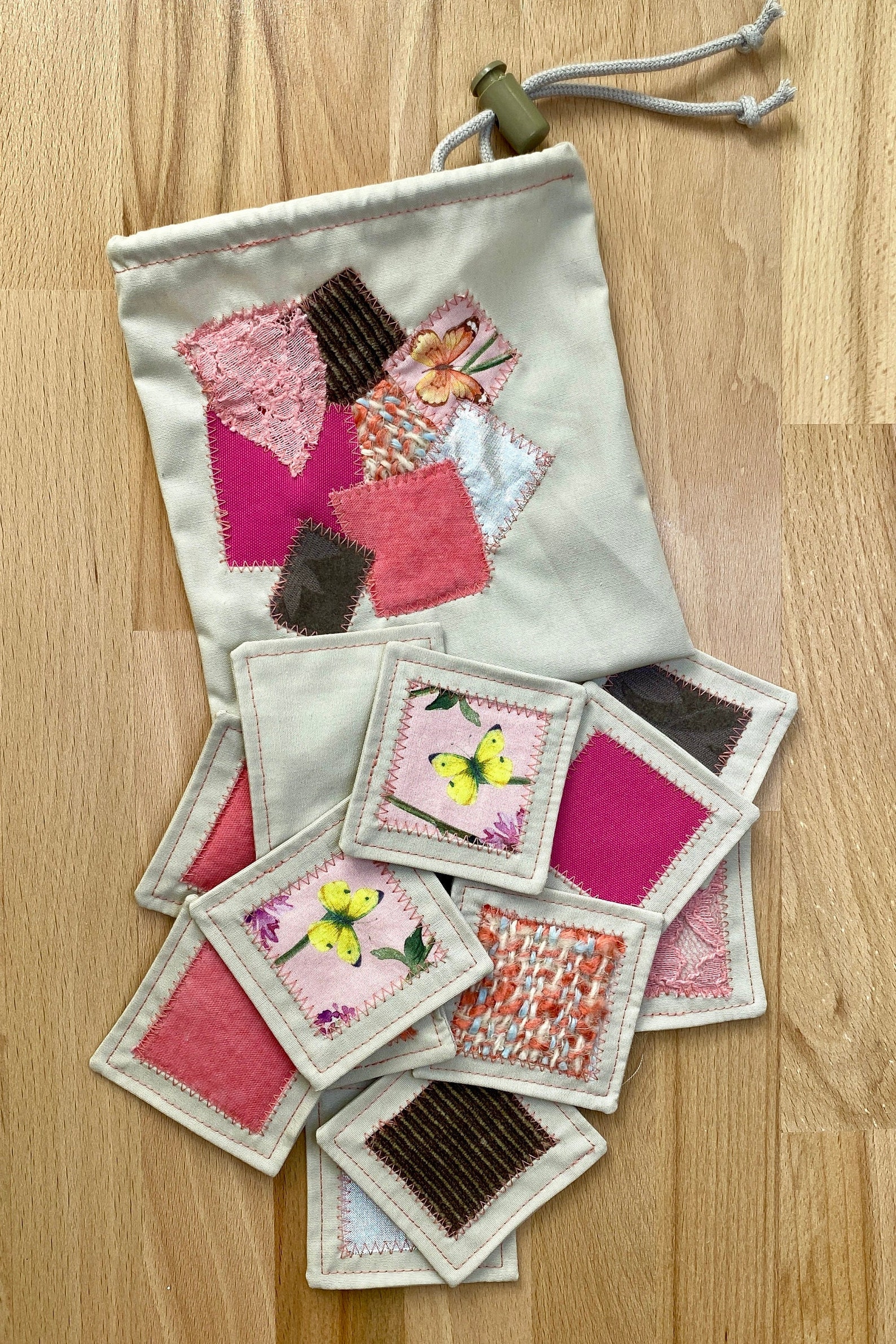 Cheerful Fabric Memory Game - Sustainably Handmade - Etsy