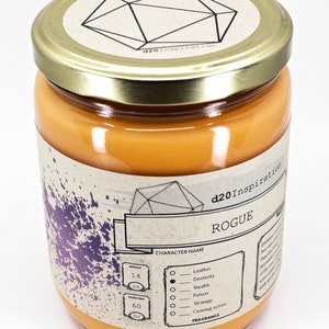 Rogue RPG Gaming Candle Customize to Your Character - Etsy