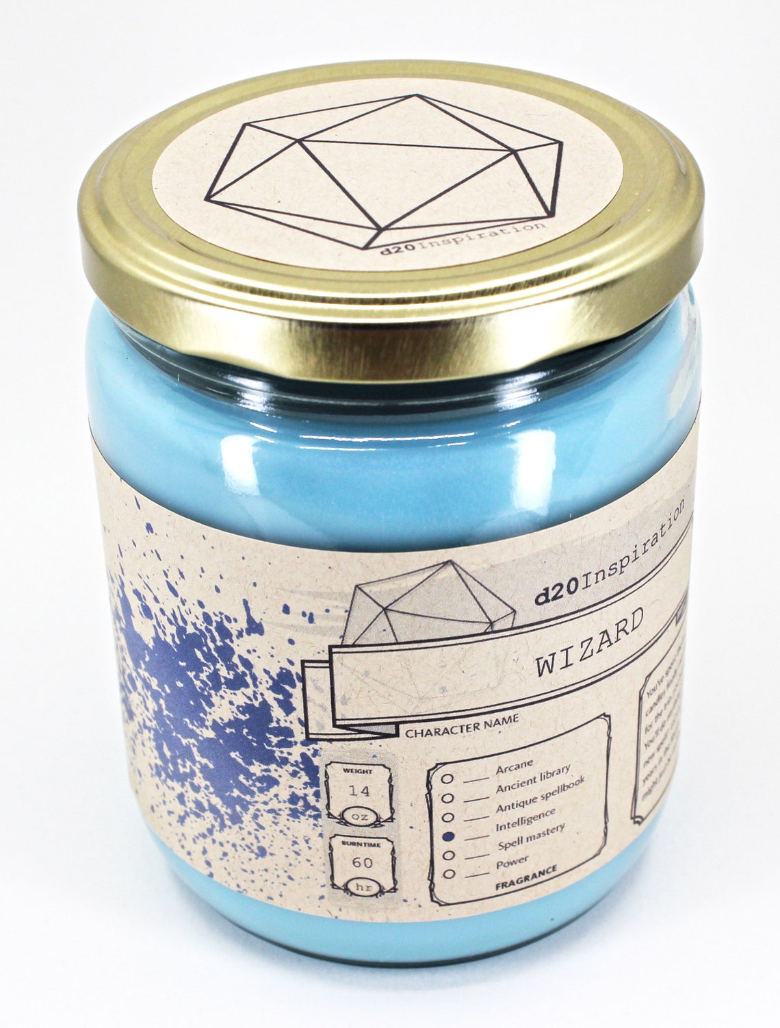 Wizard RPG Gaming Soy Candle | Customize to Your Character | Inspired ...