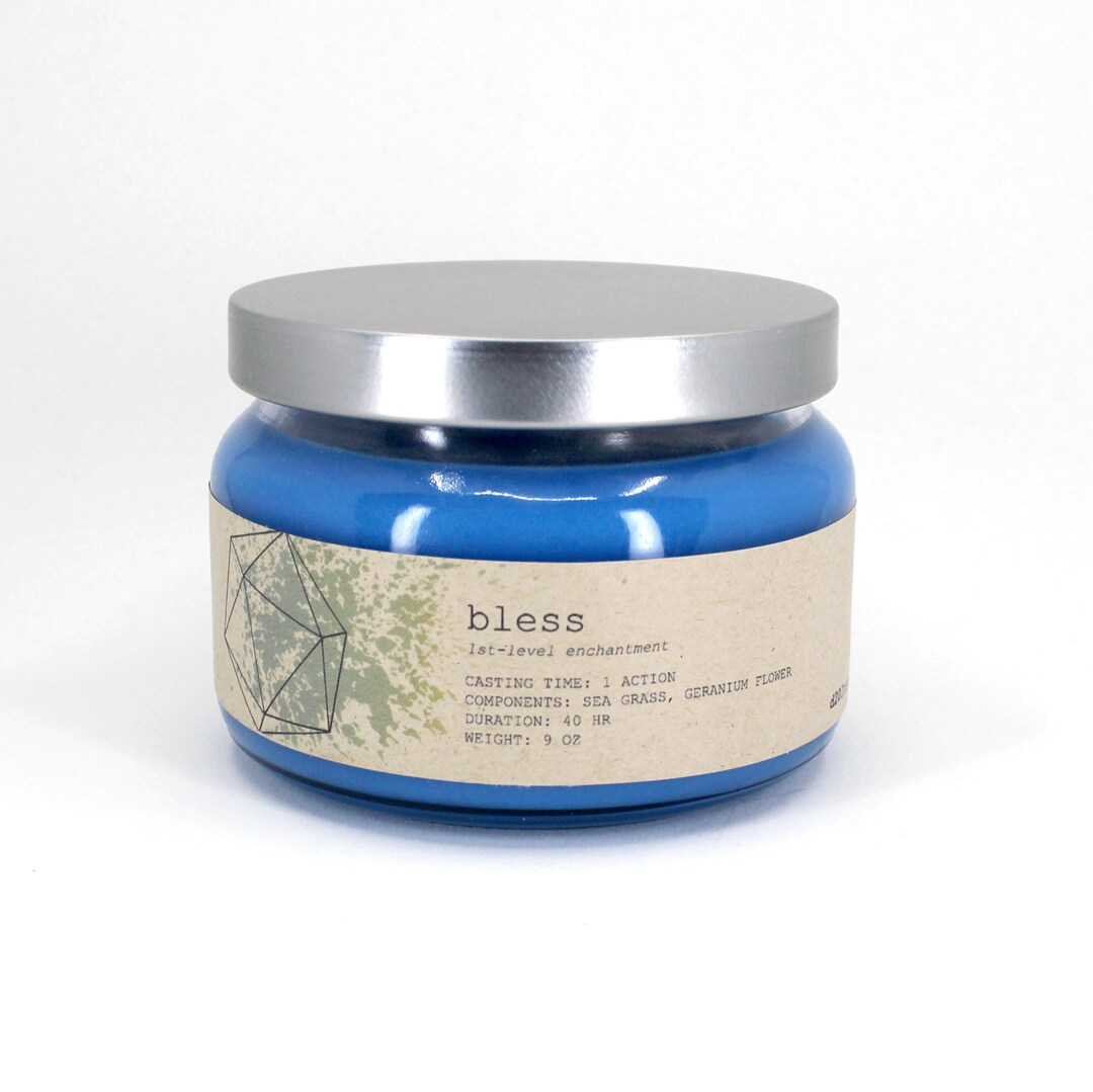 Bless Spell Candle Inspired by Dungeons and Dragons RPG - Etsy