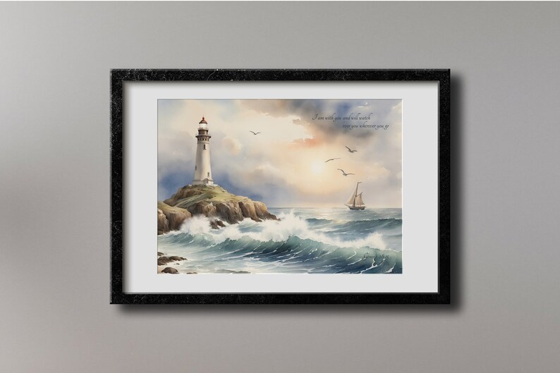 Genesis 28:15 I Am With You... Wherever You Go Bible Verse Print ...