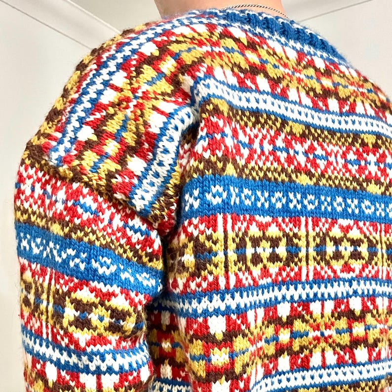 Commissioned Fair Isle Jumper (mens) - Etsy