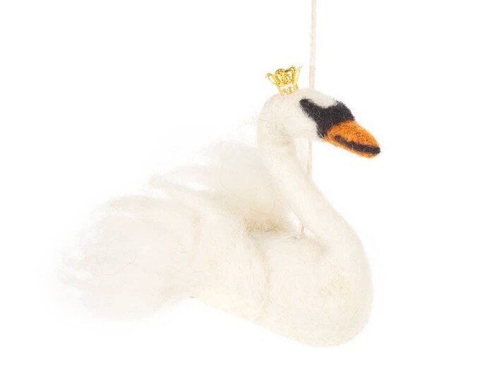 Mark Roberts Snow Swan Christmas Wreath Attachment Wreath - Etsy