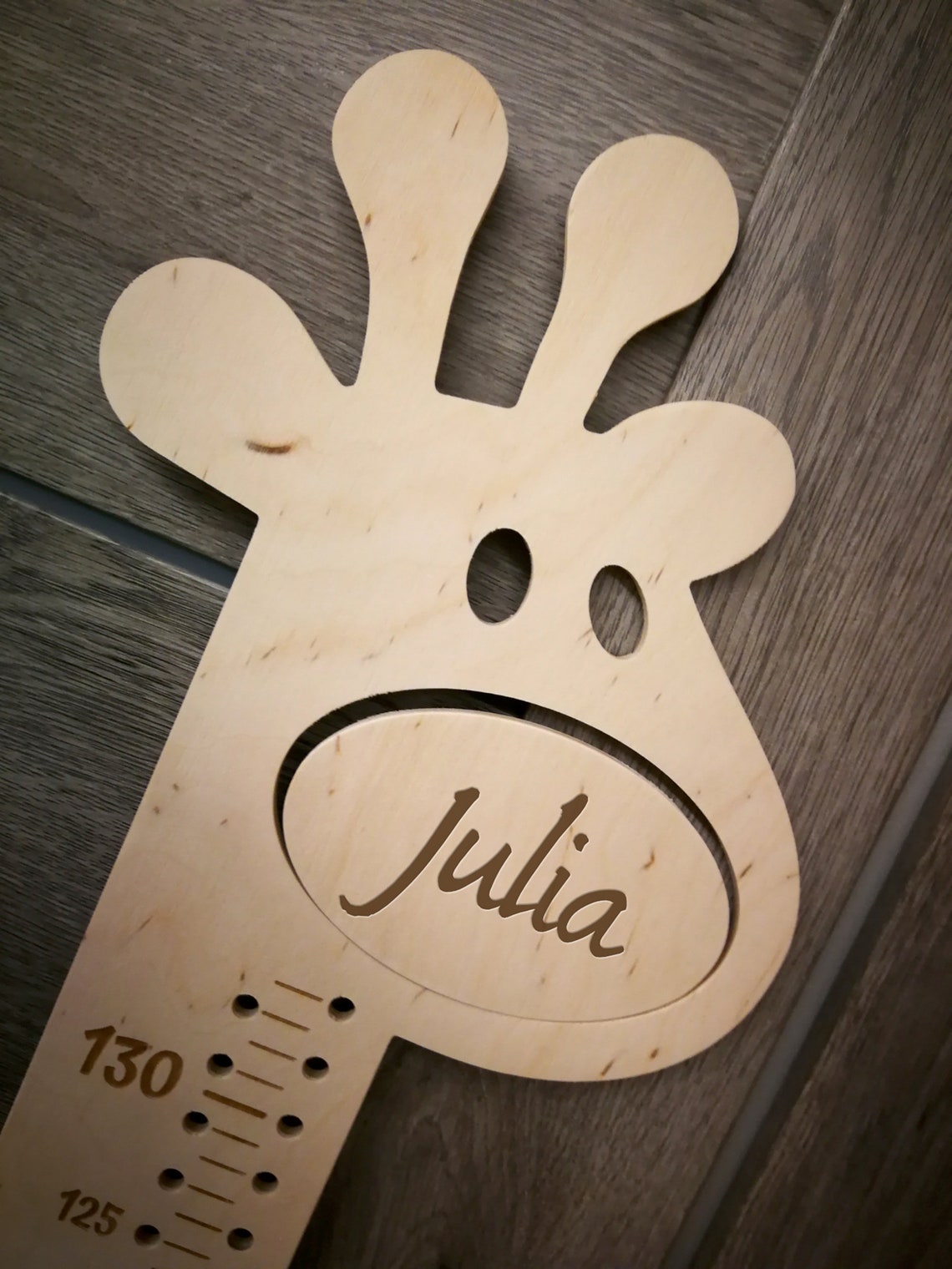 GIRAFFE Height Measurement Marking With Centimeters, Height Ruler ...