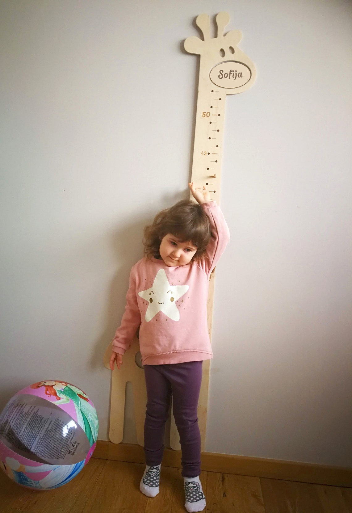 GIRAFFE Height Measurement Marking With Inches Height Ruler - Etsy