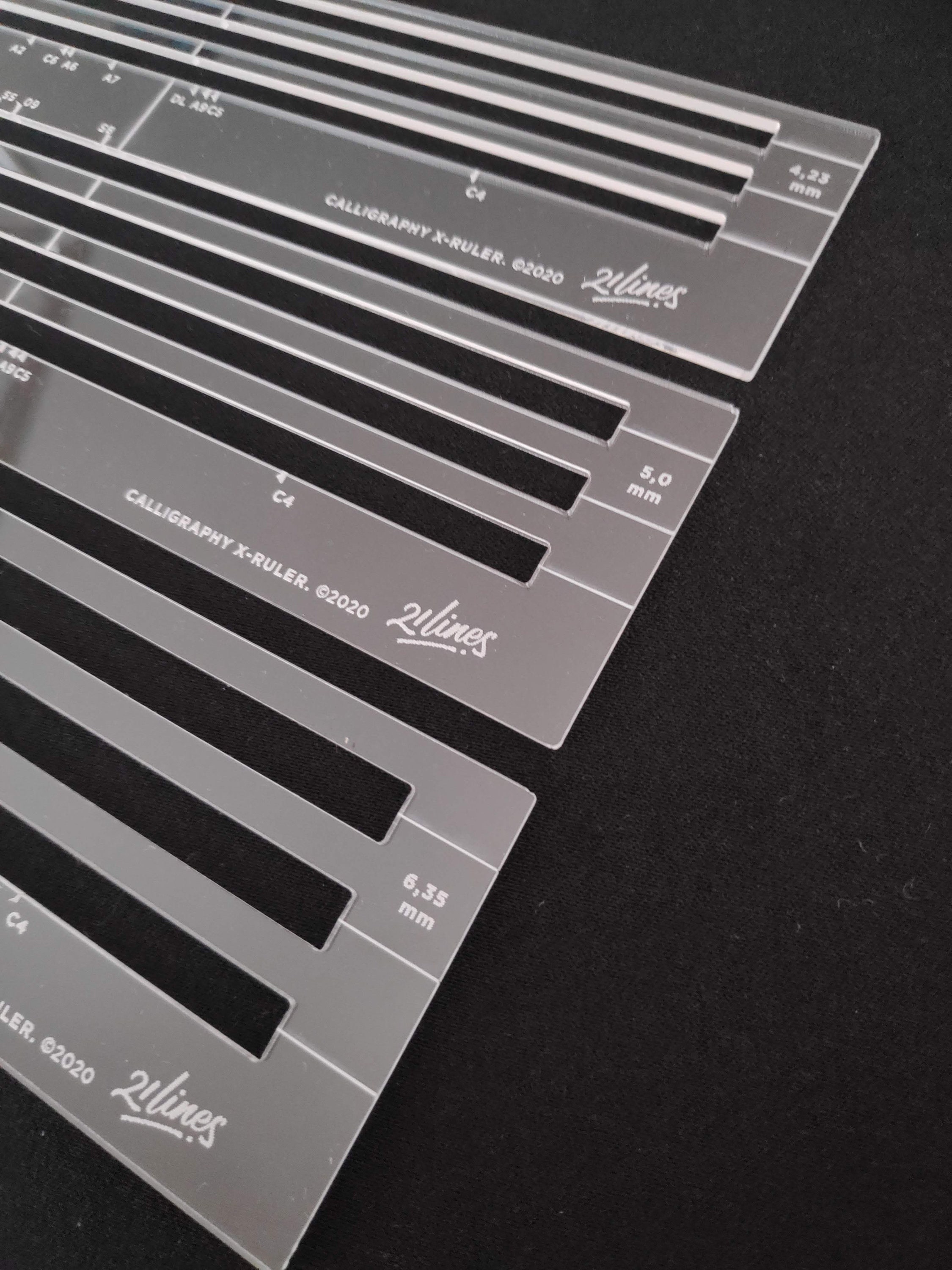 21lines Calligraphy X Ruler - Etsy