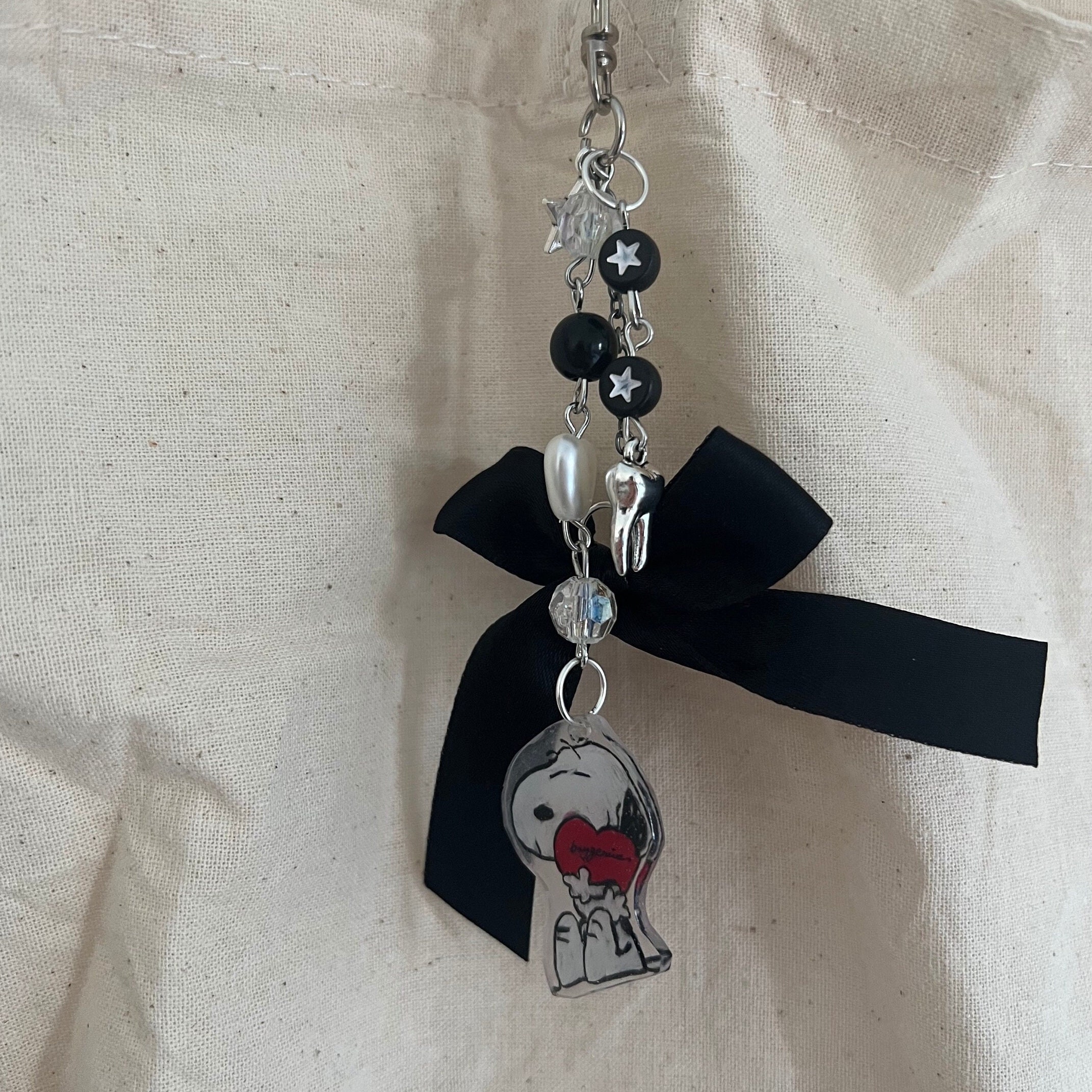 Boygenius Tooth Snoopy Keychain - Etsy