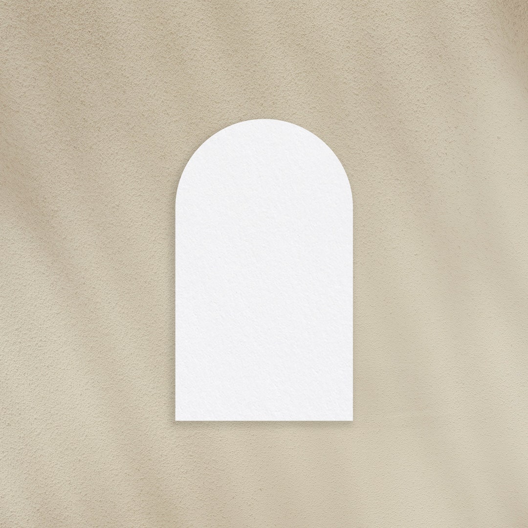 Blank Arched Card Stock White Earring Cards Journal Craft Blanks - Etsy ...