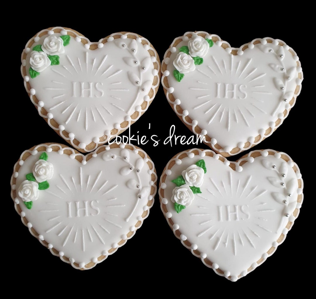 First Communion Cookies Holy Communion Biscuits Shortbread Biscuits ...