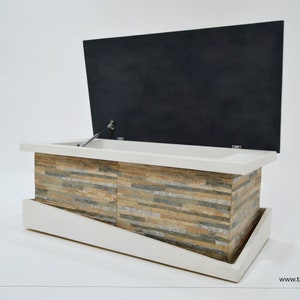 STONE Model Container Coffee Table With Led Lights - Etsy