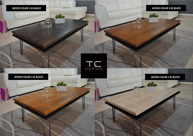 Modern Wooden Coffee Table Evo Model | Etsy