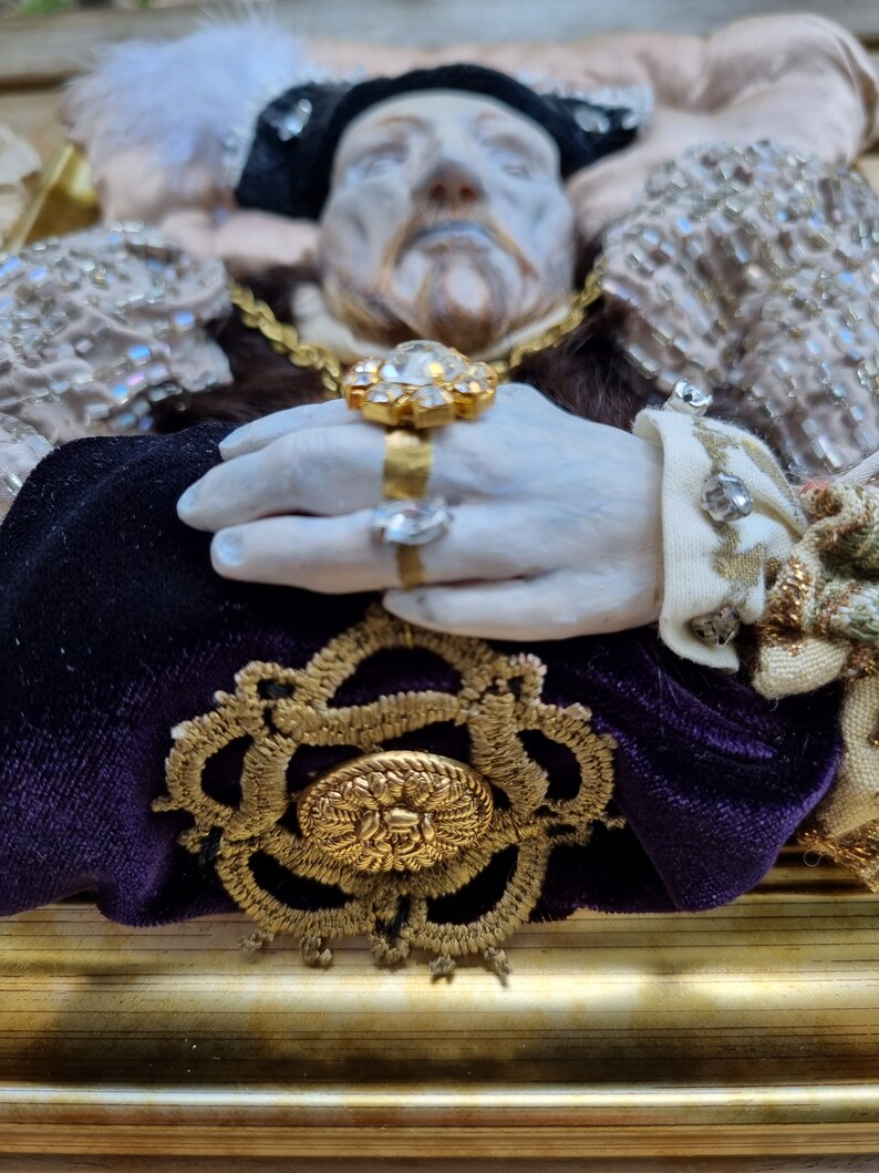 Henry VIII on His Deathbed Post Mortem Tudor King - Etsy Canada