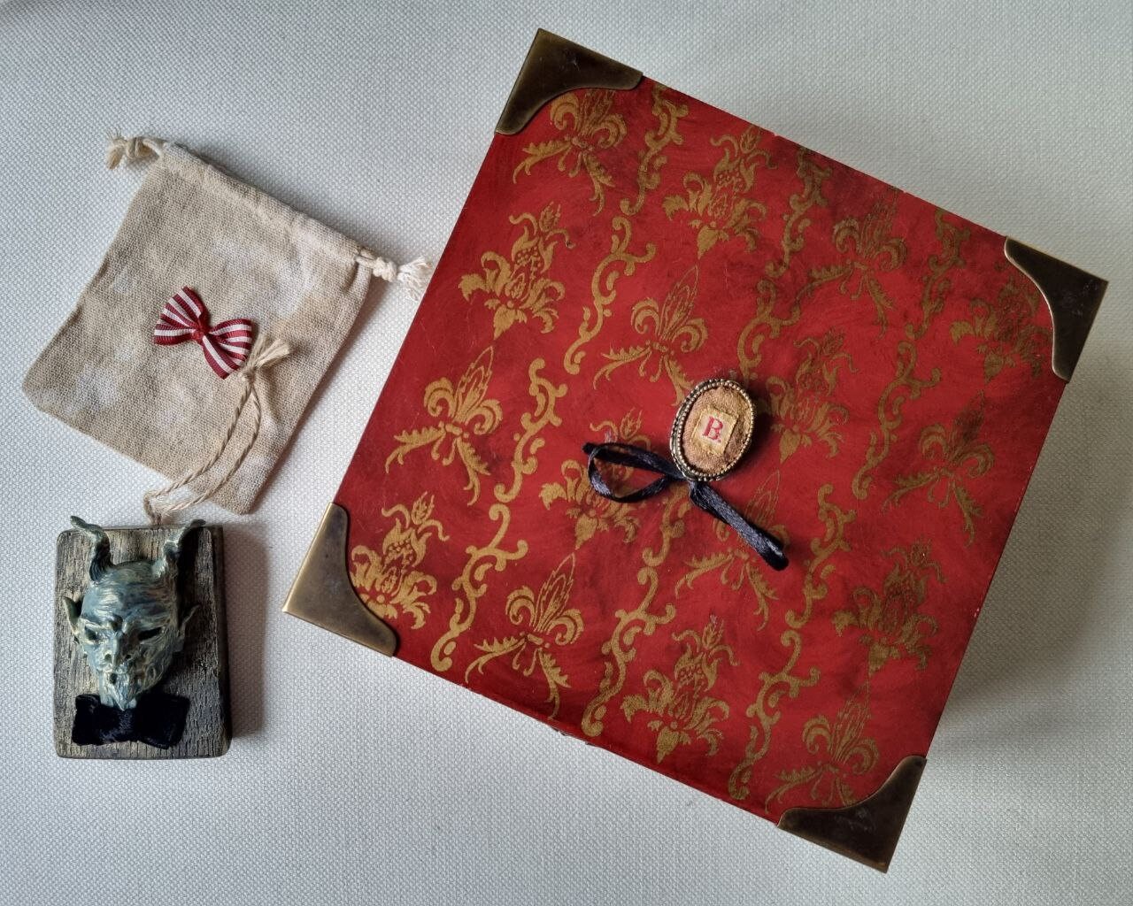 MUMMIFIED DEVIL FETUS of Loftus Hall Macabre Keepsake Box - Etsy