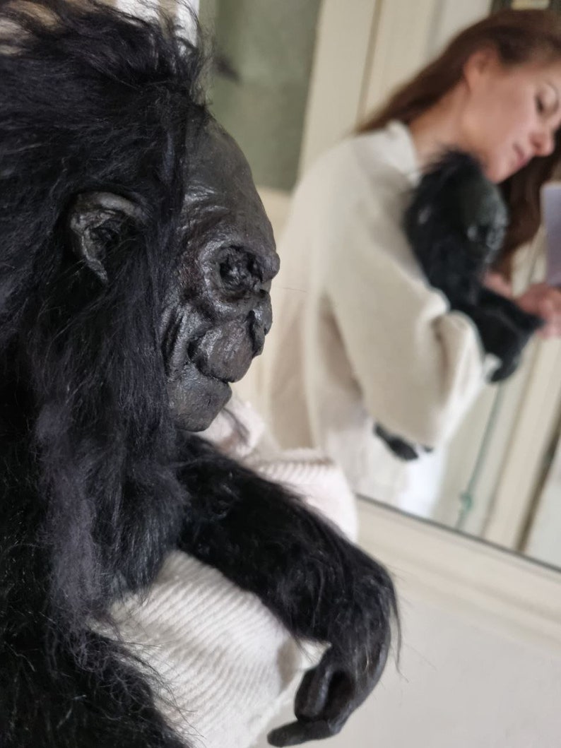 BIGFOOT SASQUATCH DISPLAY, Unique Cryptid Gift, Hairy Friend, Footprint Wall Decor - Etsy