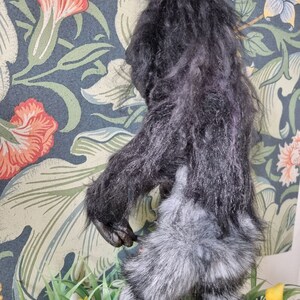 BIGFOOT SASQUATCH DISPLAY, Unique Cryptid Gift, Hairy Friend, Footprint ...