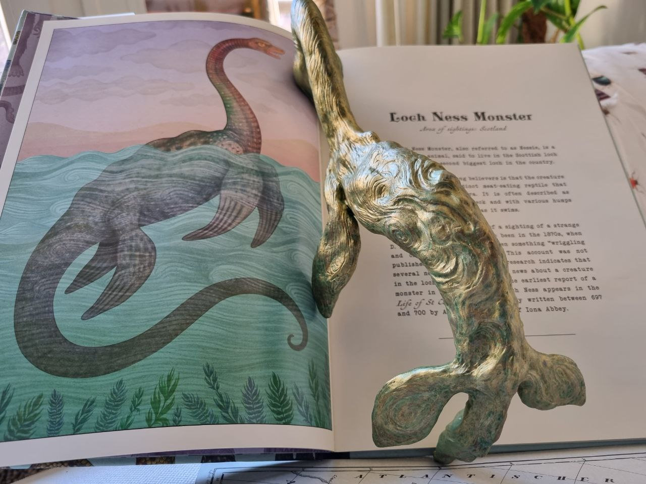 BABY NESSIE Wall Art, Loch Ness Monster Trophy, Scottish Folklore ...