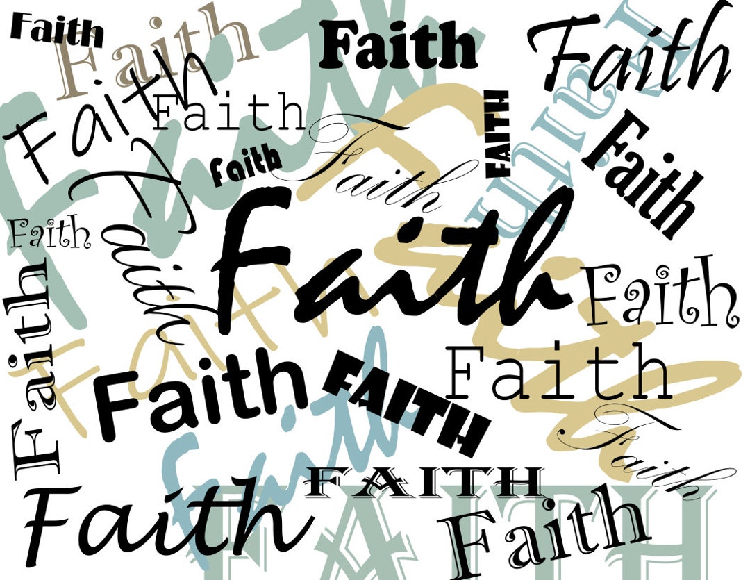 Faith Collage Digital Download - Etsy