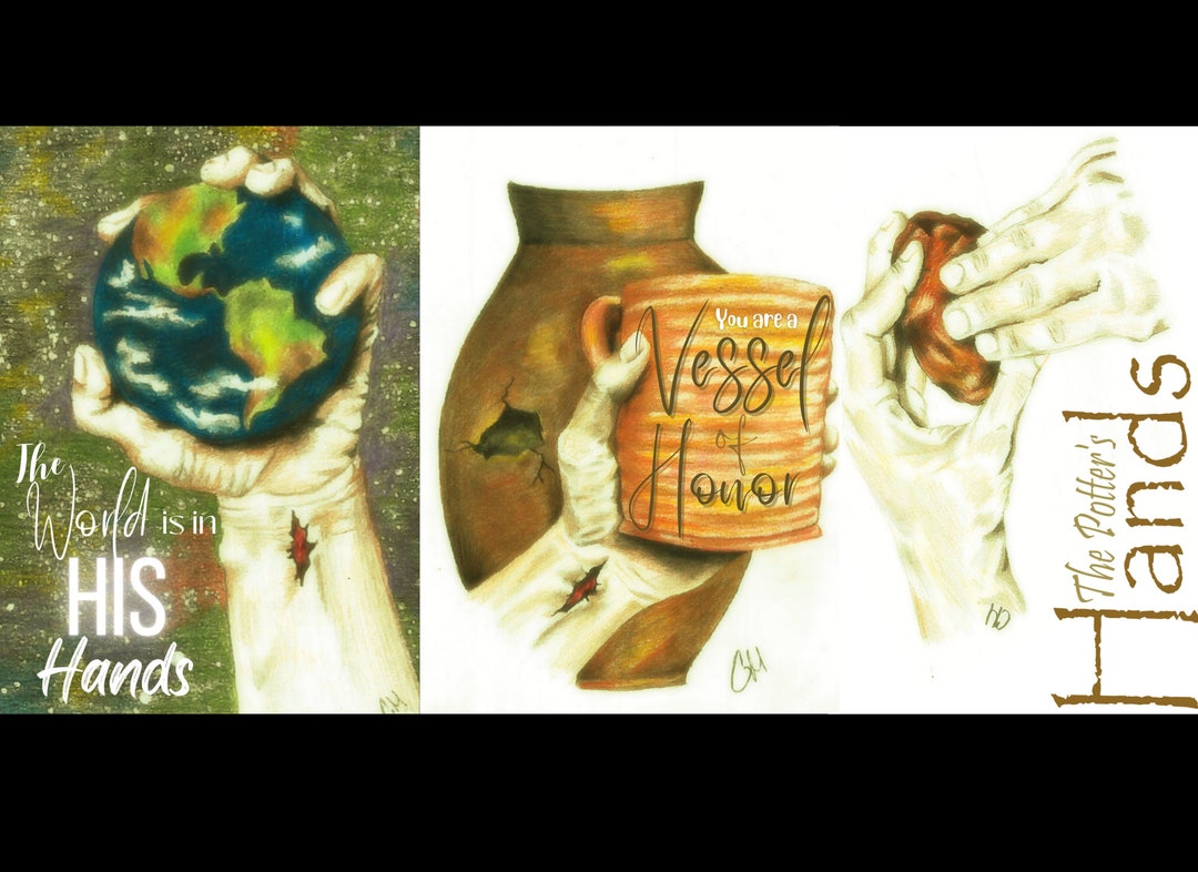 The Hand of God Digital Download 5x7 Card Bundle - Etsy