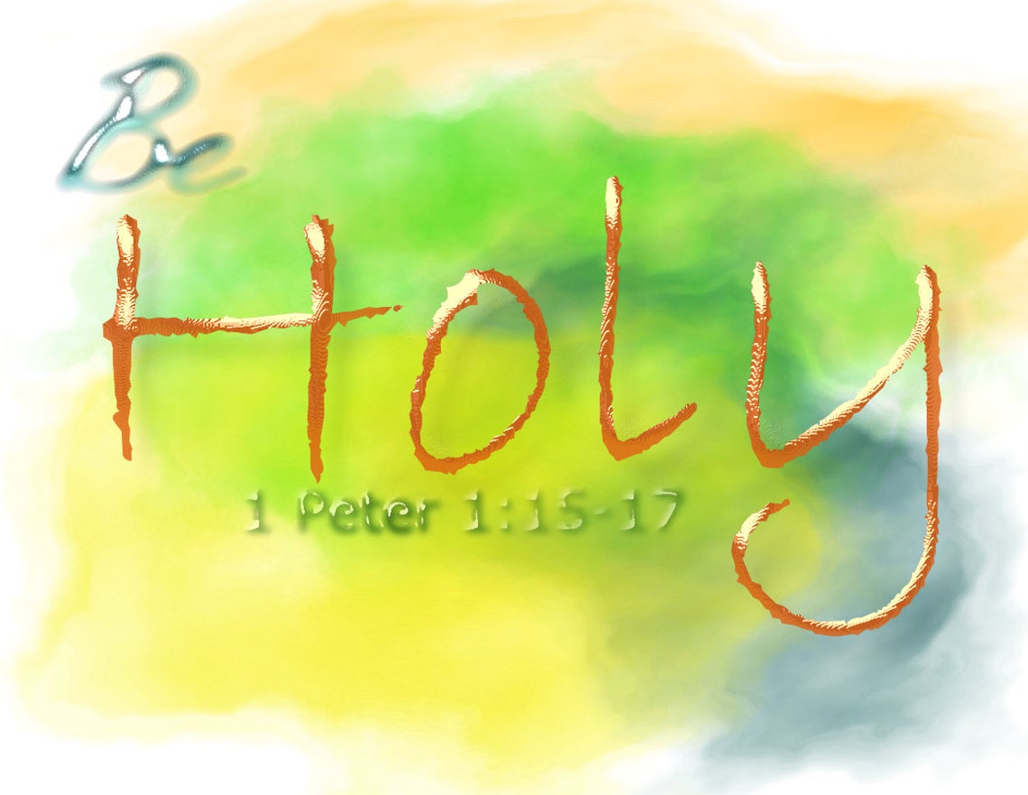 Be Holy Digital Download - Etsy