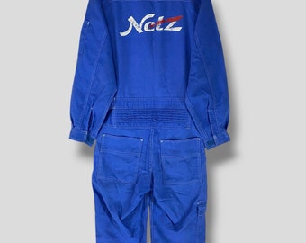 Vintage Mazda Zoom Zoom Jdm Factory Coverall Motorsport Workwear Casual Outfits Mechanic Blue ...