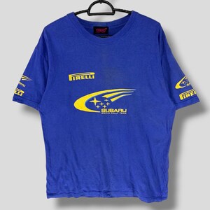 Vintage Subaru Pirelli World Rally Team Tshirt Subaru Impreza WRC Rally ...