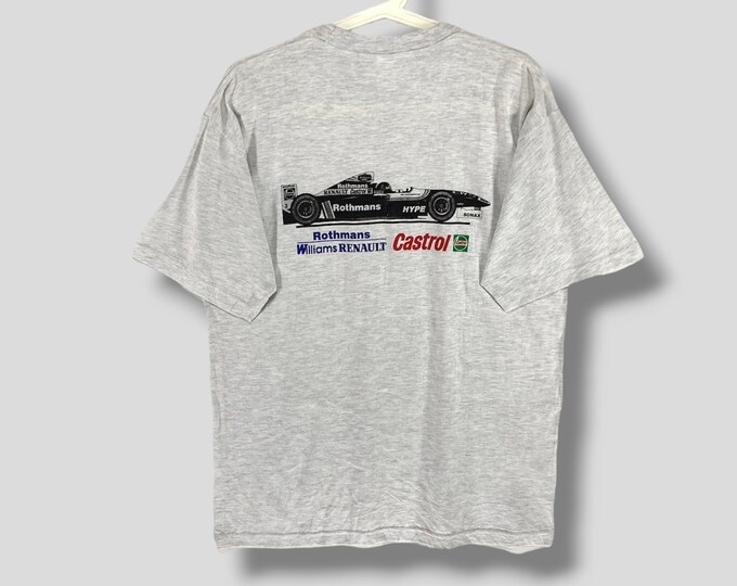 Vintage 90s Rothmans Williams Renault Castrol Grand Prix Tshirt Formula ...