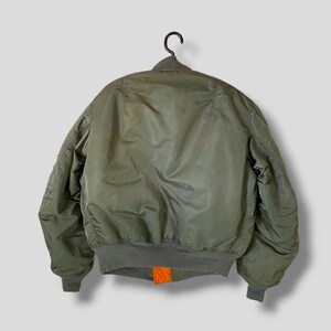 Vintage 90s Alpha Industries MA-1 Bomber Jacket Military Casual Outfits Outerwear Punk Gorpcore ...