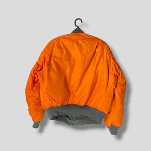 Vintage 90s Alpha Industries MA-1 Bomber Jacket Military Casual Outfits Outerwear Punk Gorpcore ...