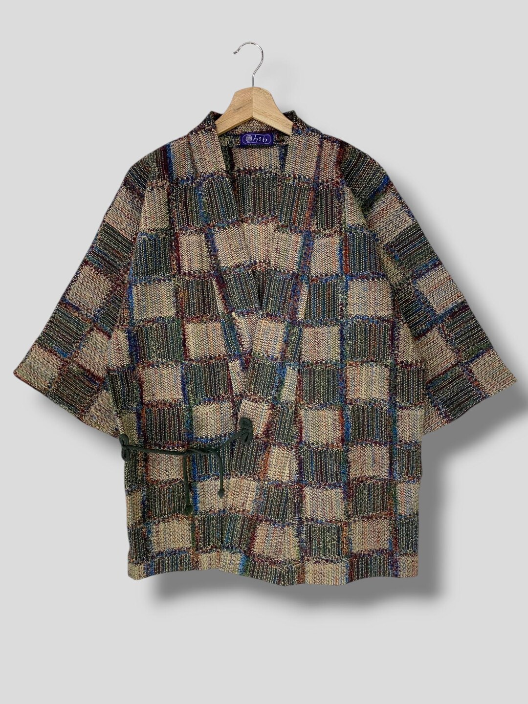 Vintage Misawa Boro Style Wool Kimono Jacket Japanese Casual Outfits ...