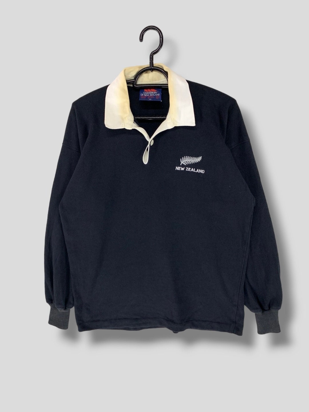 Vintage 80s Canterbury New Zealand Rugby Jersey Collectible Rugby ...