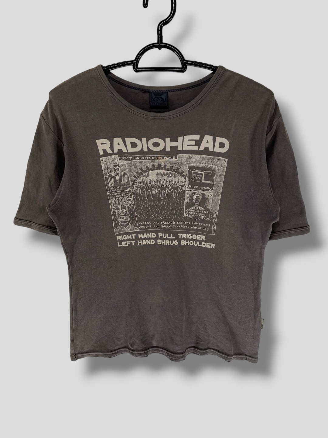 Vintage Radiohead Right Hand Pull Trigger Left Hand Shrug Shoulder ...