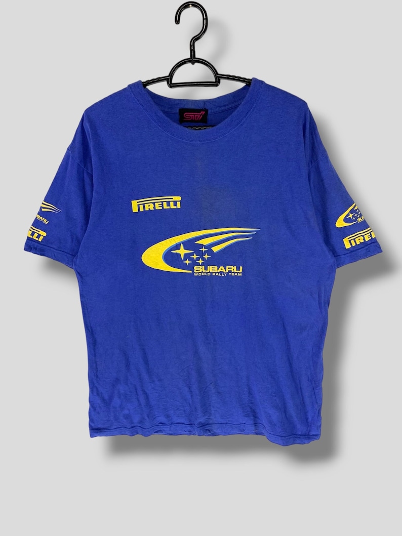 Vintage Subaru Pirelli World Rally Team Tshirt Collectible Subaru ...