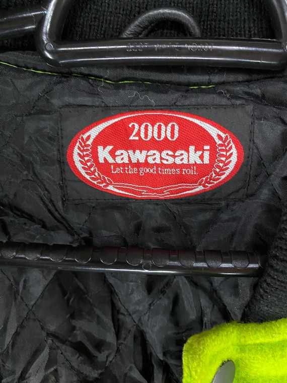 Vintage Kawasaki ZRX Wool Leather Varsity Jacket Japanese Vintage Kawasaki ZRX Wool Leather Varsity Jacket Japanese