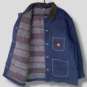 Vintage Big Ben Deadstock Blanket Lined Denim Chore Jacket Workwear ...