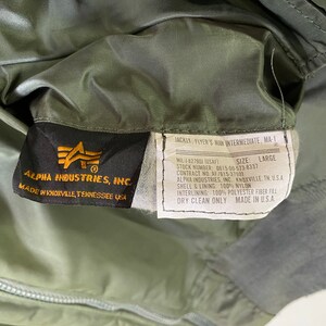 Vintage 90s Alpha Industries MA-1 Bomber Jacket Military Casual Outfits Outerwear Punk Gorpcore ...