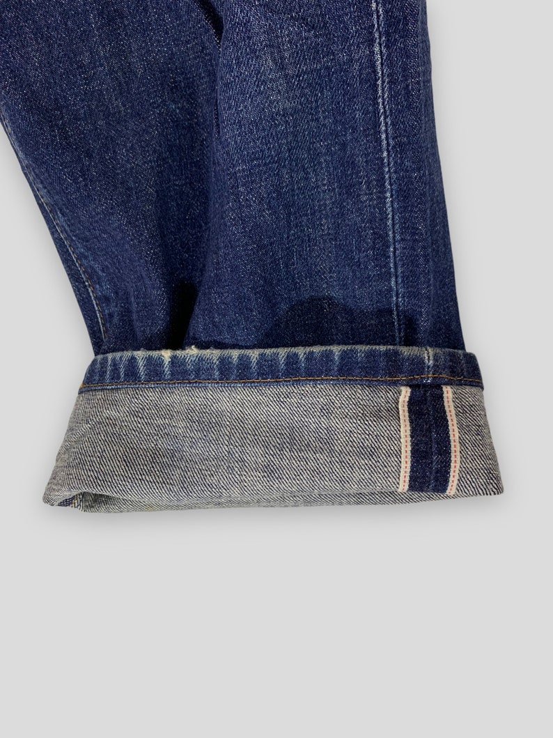 Vintage Levis 502 Big E LVC Selvedge Jeans Levis Vintage Clothing Levis Redline Denim Pant Size ...
