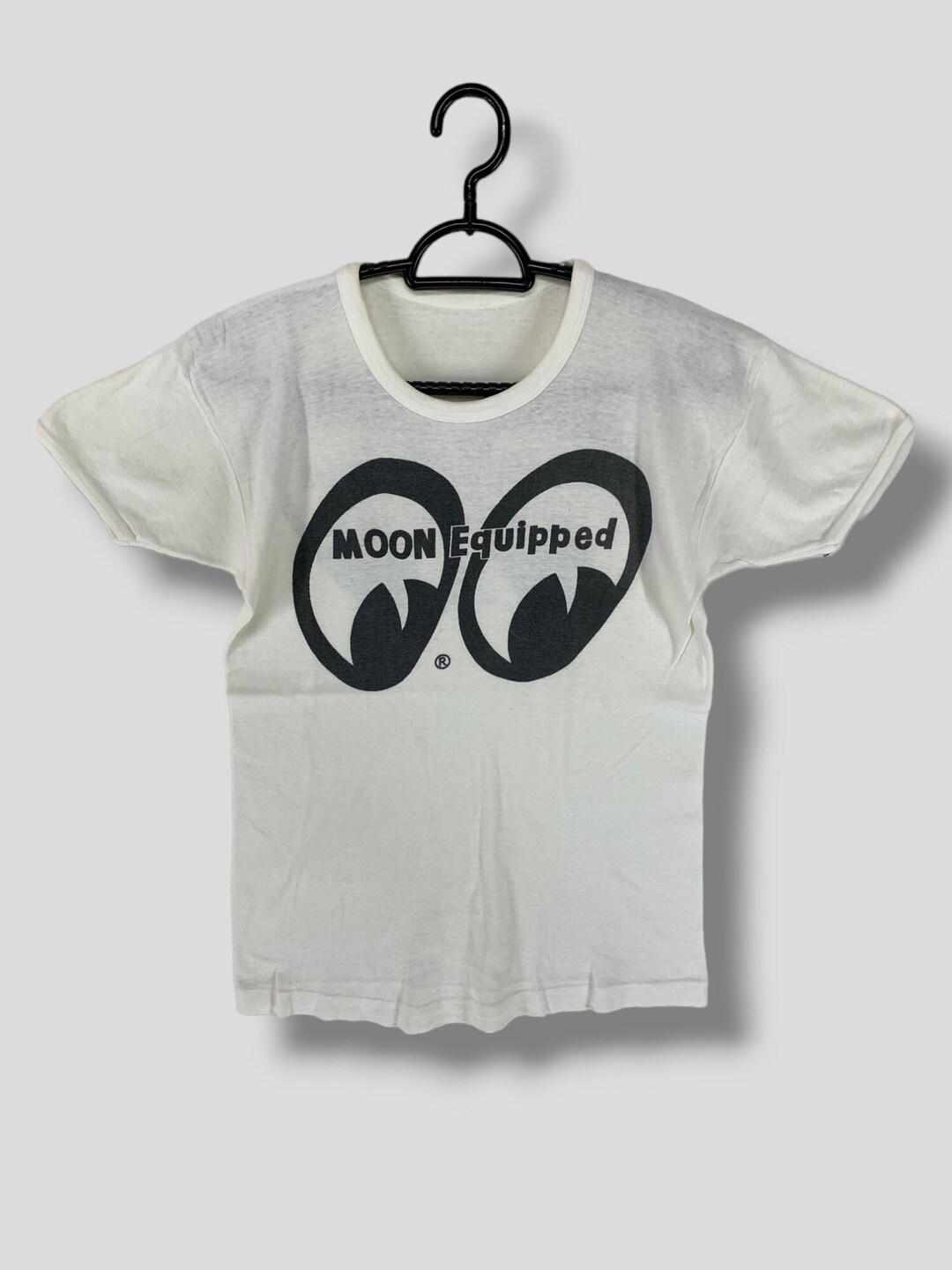 Rare Vintage 70s Moon Equipped Moon Eyes Logo Double Sided Tshirt ...