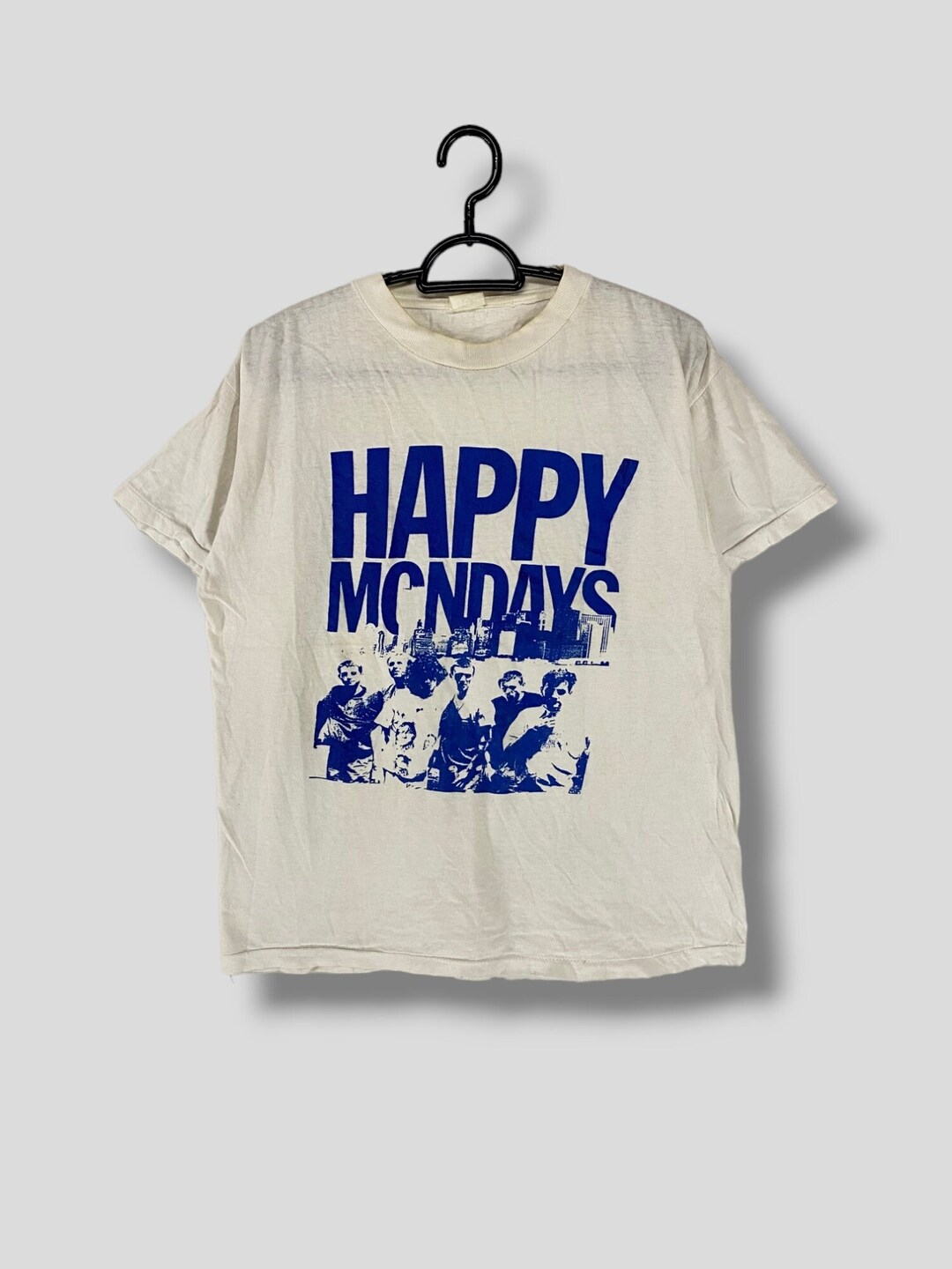 Vintage 80s Happy Mondays Line up Promo Tshirt English Rock Concert ...