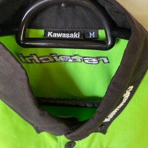 Vintage RS Taichi Kawasaki Racing Team Button Down Shirt Motorcycle ...