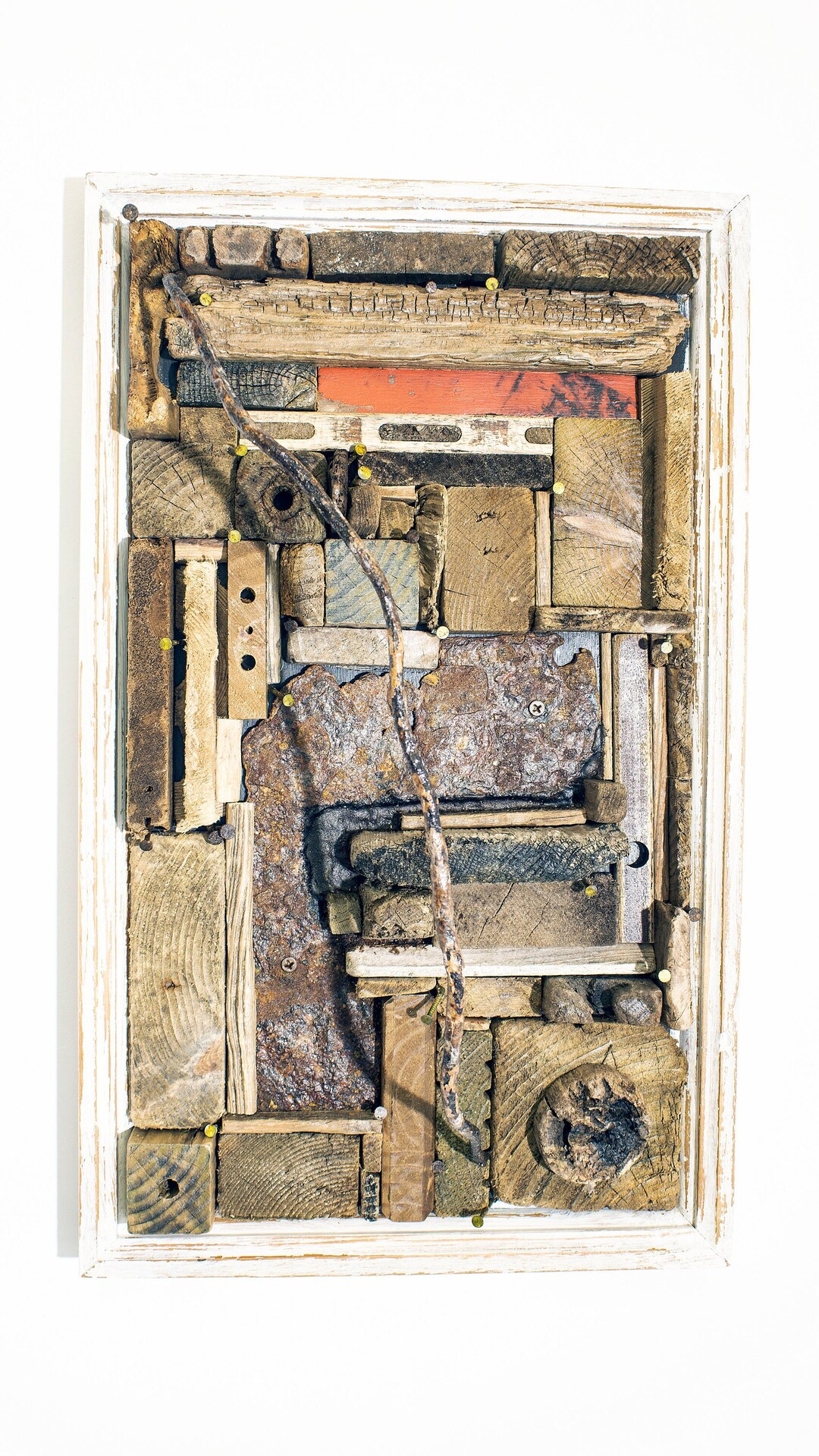 Rustic Wood Mosaic / Accumulation Wall Sculpture / Wall Decor / Rustic ...