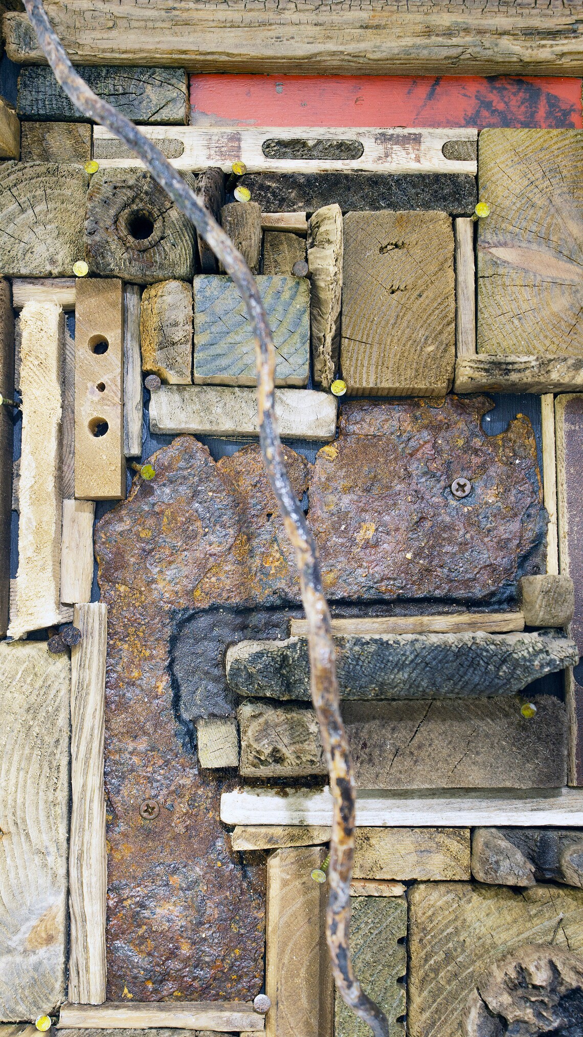 Rustic Wood Mosaic / Accumulation Wall Sculpture / Wall Decor / Rustic ...